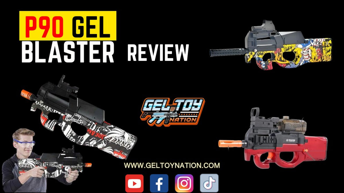 Unleash the Excitement with GelToyNation's Red P90, Black and White P9 ...