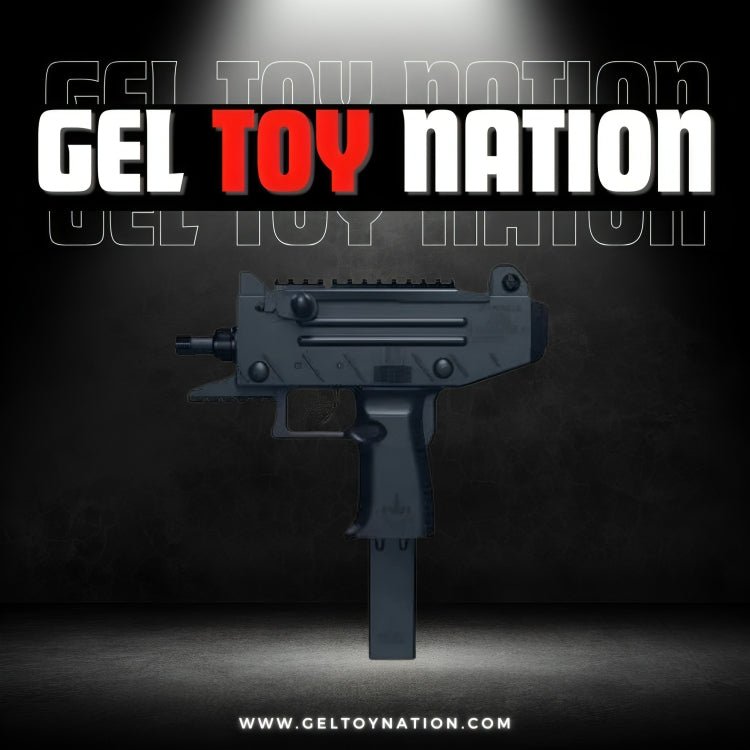 GEL TOY NATION Compact Uzi Pro Electric 7MM-8MM Black Full Auto Gel Bl ...