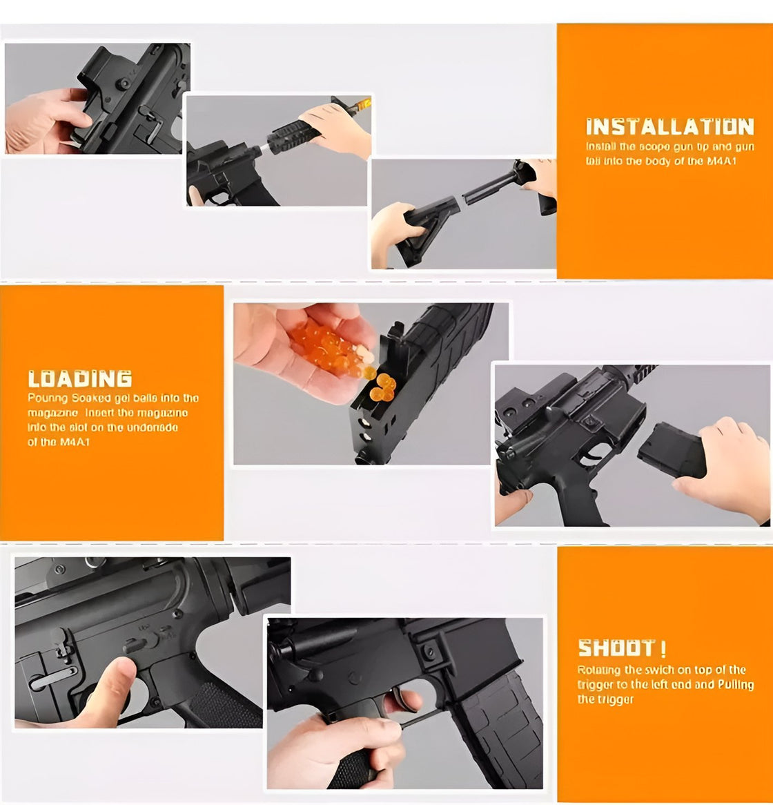 Gel Toy Nation High Powered Gel Blaster Elite M4 - Shop Now