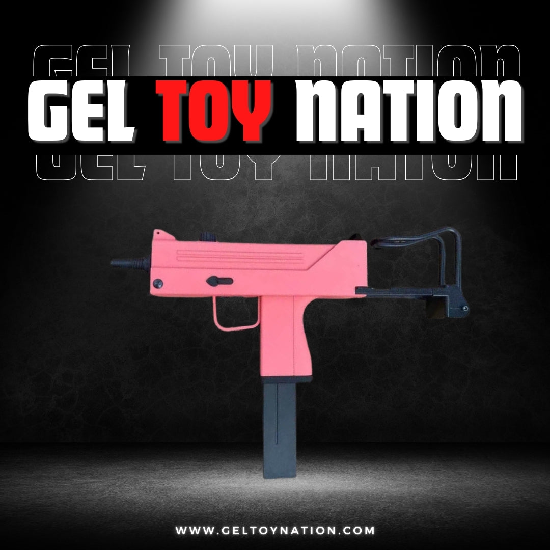 GEL TOY NATION MAC 10 PINK GEL BLASTER US STOCK – Gel Toy Nation
