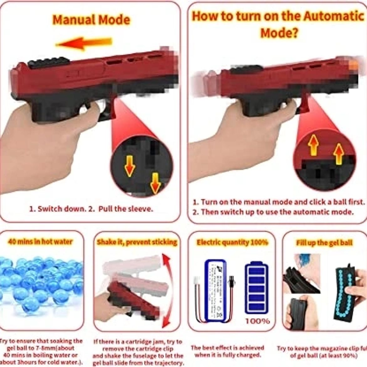 Gel Toy Nation Gel Blaster JM-X1